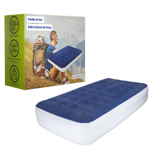 商品名:  Treaton, 14-Inch Durable Luxury Inflatable Air Mattress with Comfort Coil Technology and High Capacity Pump, Good ...