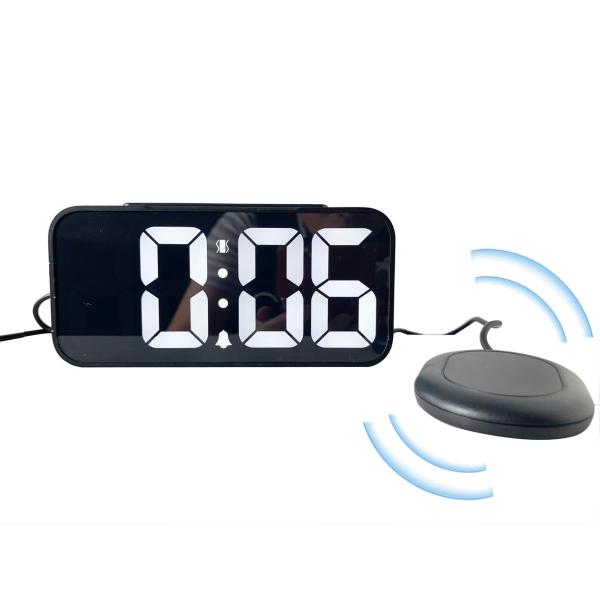 商品名:  fjshellhome Extra Loud LED Alarm Clock with Vibration for Bedroom,Extreme Bed Shaker Alarm Clock for Deep Sleeper ...