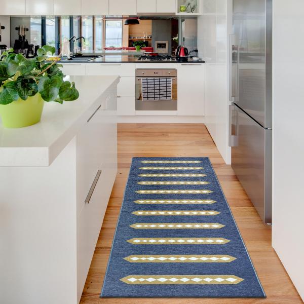 商品名:  My Magic Carpet x Genevieve Gorder Washable Runner Rug - Non-Slip, Stain Resistant, Waterproof - 1 Piece Accent Li...