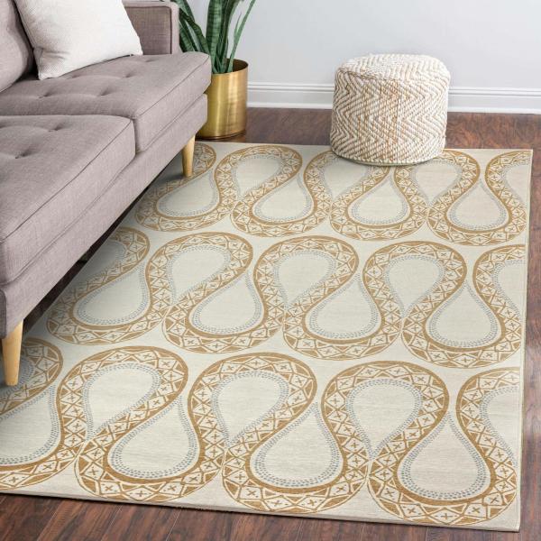 商品名:  My Magic Carpet x Genevieve Gorder Washable Rug - Non-Slip, Stain Resistant, Waterproof, Foldable - 1 Piece Accent...