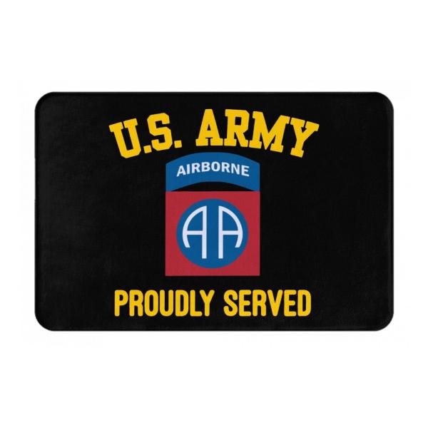 商品名:  Army-82nd-Airborne-Division Outdoor Doormat Non-Slip Mat Indoor Door Mat Bathroom Carpet Pad 24" X 16"ブランド: FPGEAR...