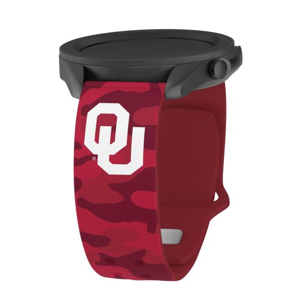 商品名:  Affinity Bands Oklahoma Sooners Camo HD Watch Band Compatible with Samsung, Garmin, Fossil, and More (22mm Long)ブラ...