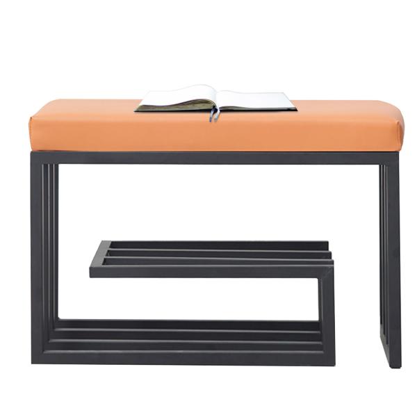 商品名:  Junpllvic Modern Entryway Bench, Premium Ottoman Shoe Storage Bench with PU Leather Padded Seat for Hallway, Entry...