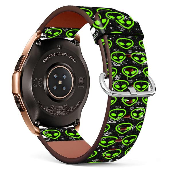 商品名: Mingdao(ミンダオ) Galaxy Watch 6 5 4 /Watch5 Pro / Watch3 (41mm) / Galaxy Watch (42mm) / Active2 / Activeパターンレザーバンド交換用ス...