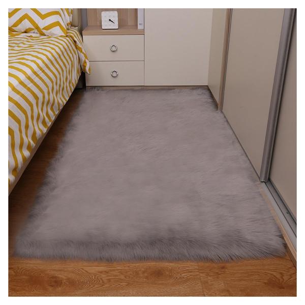商品名:  KXCR Thicken Fluffy Plush Carpet Living Room Decoration Sheepskin Large Area Mat Bedside Rug Home Decoration Plush...