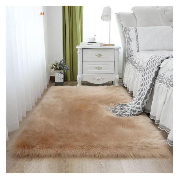 商品名:  KXCR Thicken Fluffy Plush Carpet Living Room Decoration Sheepskin Large Area Mat Bedside Rug Home Decoration Plush...