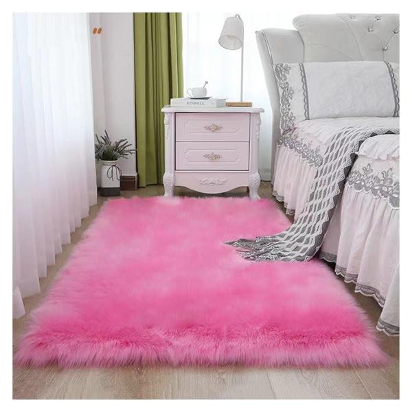 商品名:  KXCR Thicken Fluffy Plush Carpet Living Room Decoration Sheepskin Large Area Mat Bedside Rug Home Decoration Plush...