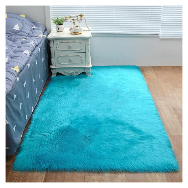 商品名:  KXCR Thicken Fluffy Plush Carpet Living Room Decoration Sheepskin Large Area Mat Bedside Rug Home Decoration Plush...