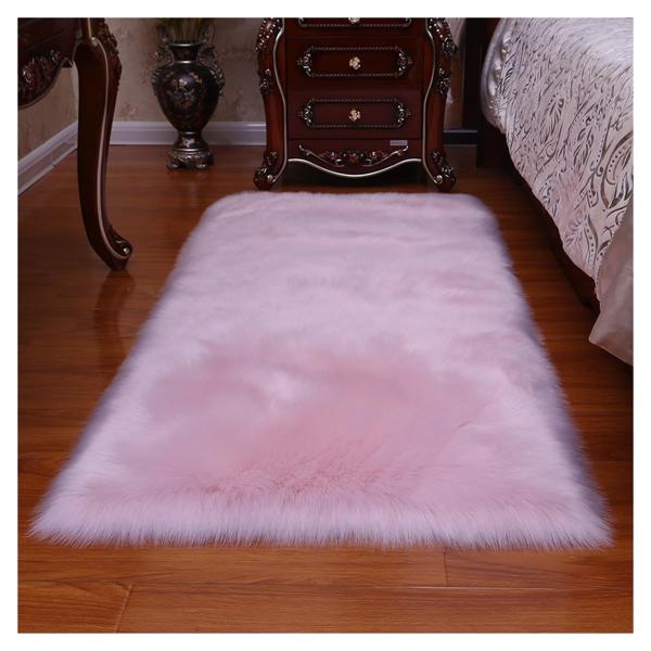 商品名:  KXCR Thicken Fluffy Plush Carpet Living Room Decoration Sheepskin Large Area Mat Bedside Rug Home Decoration Plush...