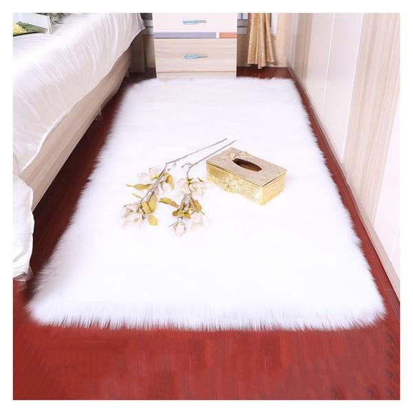 商品名:  KXCR Thicken Fluffy Plush Carpet Living Room Decoration Sheepskin Large Area Mat Bedside Rug Home Decoration Plush...