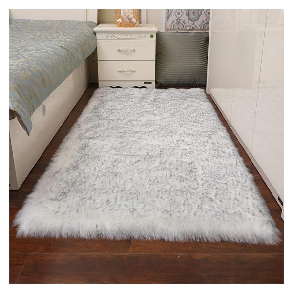 商品名:  KXCR Thicken Fluffy Plush Carpet Living Room Decoration Sheepskin Large Area Mat Bedside Rug Home Decoration Plush...