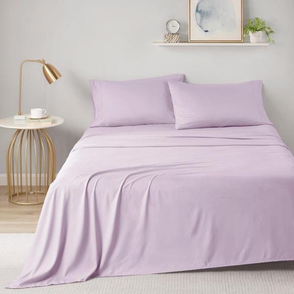 商品名: Intelligent Design マイクロファイバーキングサイズシーツ ソフトベッドシーツ 伸縮性ポケット 最大16インチのマットレスにフィット モダン オールシーズン 心地よい起毛マイクロファイバー キングシーツセット 枕カ...