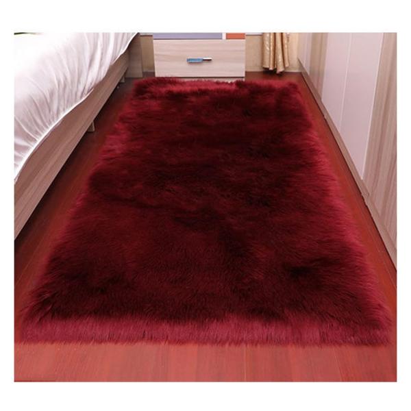 商品名:  KXCR Thicken Fluffy Plush Carpet Living Room Decoration Sheepskin Large Area Mat Bedside Rug Home Decoration Plush...