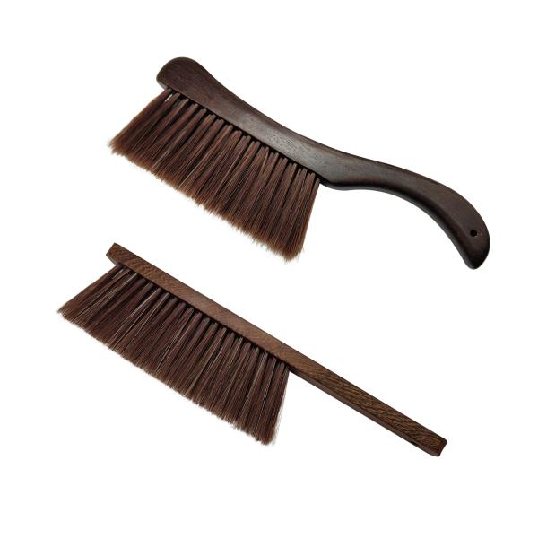商品名: 2 Pcs Wooden Hand Broom Brush, Dust Bench Brush Whisk Broom Soft Bristle Brush for Car Bed Furniture Clothes Couch ...