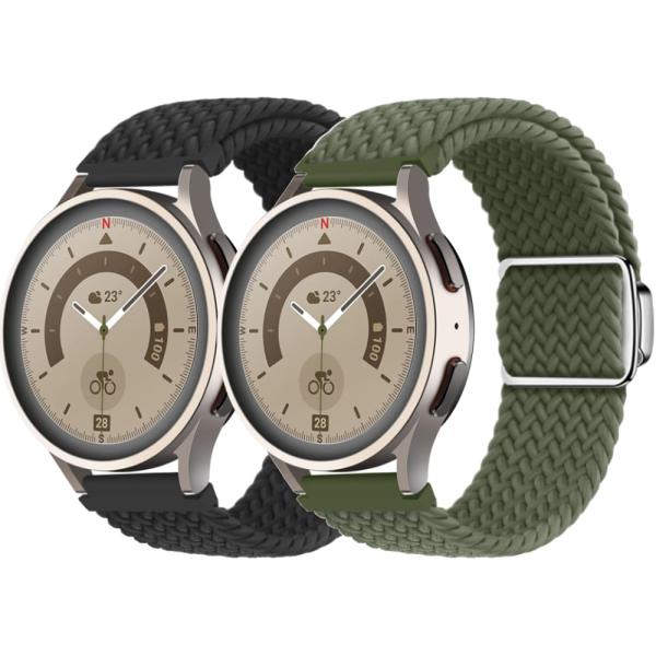 商品名: Chofit スポーツバンド Amazfit Bip 5/Balance/Cheetah/GTR 4/GTR 3 Pro/GTR 3 Pro/GTR 3用 腕時計ストラップ ナイロン伸縮バンド 磁気バックルリストバンド (ブラック...