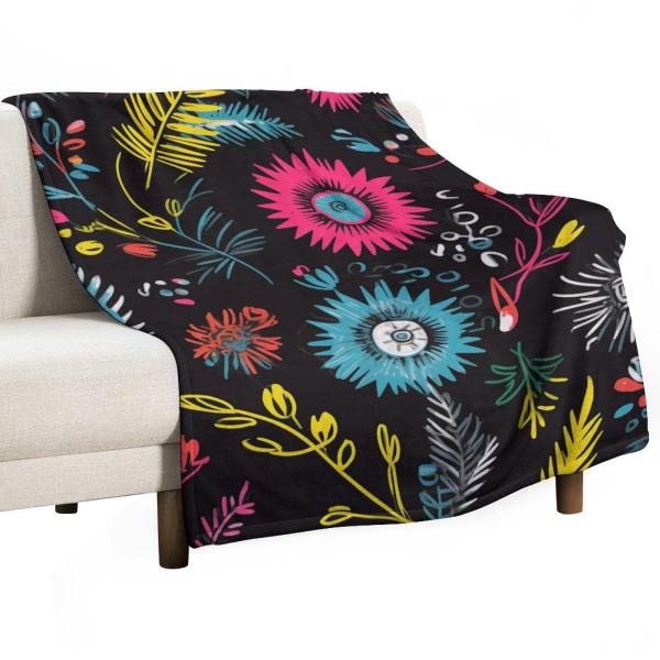 商品名:  Mexican Boho Floral Throw Blankets,Blanket Premium Super Soft Cozy Warm Bed Blanket Couch Decorative Throw Blanket...