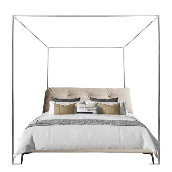 商品名:  CeRaBuRET Silver Canopy Bed Frame Mosquito Net Support, Stainless Steel Bed Mosquito Netting Canopy Frame Fit for ...