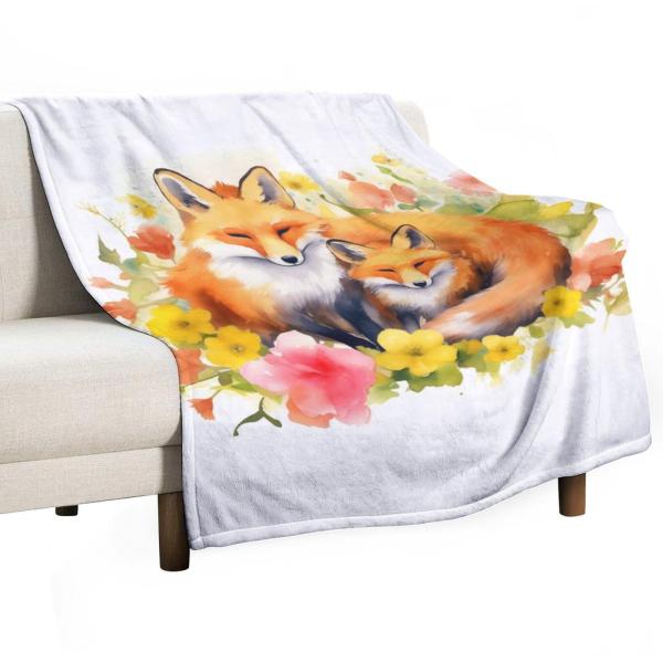 商品名:  Fox Animal Boho Throw Blankets,Blanket Premium Super Soft Cozy Warm Bed Blanket Couch Decorative Throw Blankets fo...