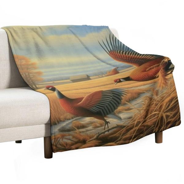 商品名:  High Field Pheasants Hunting Throw Blankets,Blanket Premium Super Soft Cozy Warm Bed Blanket Couch Decorative Thro...