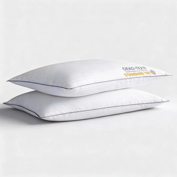 商品名: IF HX YLG C01 ベッド枕 標準サイズパック 2 iFaon Ultra Thin Flat Soft Bed Pillows Standard Size Set of 2 Pack for Sleeping, Hypo...