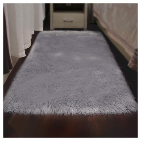 商品名:  KXCR Thicken Fluffy Plush Carpet Living Room Decoration Sheepskin Large Area Mat Bedside Rug Home Decoration Plush...
