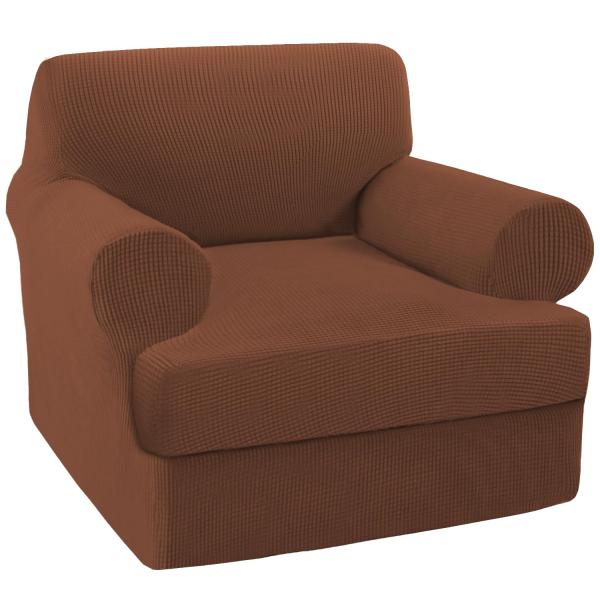 商品名:  Turquoize T Cushion Chair Slipcover Armchair Slipcover for Living Room Stretch Sofa Couch Cover Soft Armchair Cove...