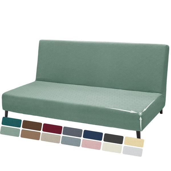 商品名:  ZNSAYOTX Armless Futon Cover Super Stretch (67"-82") Jacquard Futon Sofa Bed Slipcover with Non-Slip Elastic Botto...