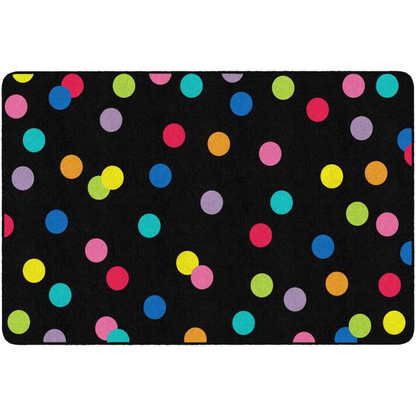 商品名:  PuseTaer Rainbow Polka Dots Classroom Area Rug for Indoor Classroom Learning or Bedroom Educational Play Mat Entra...