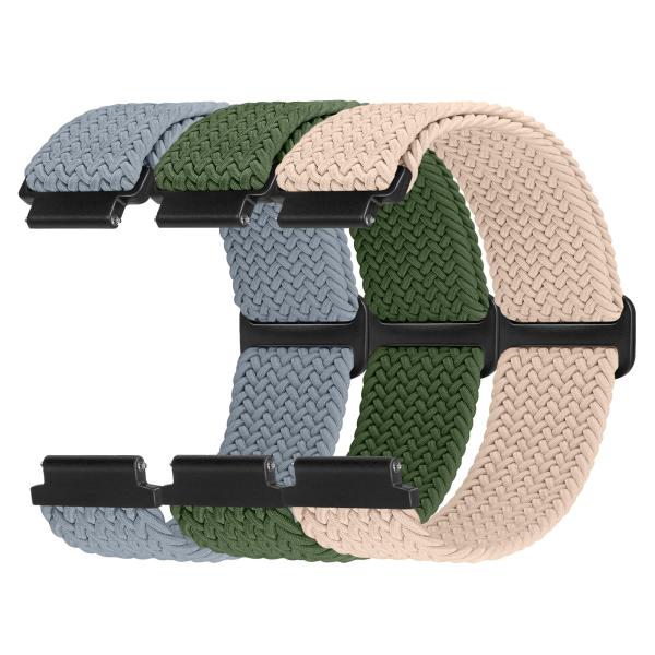 商品名:  FTYQUEE Braided Nylon Watch Bands Compatible with 16mm 18mm 19mm 20mm 22mm Watch Bands Quick Release Replacement W...