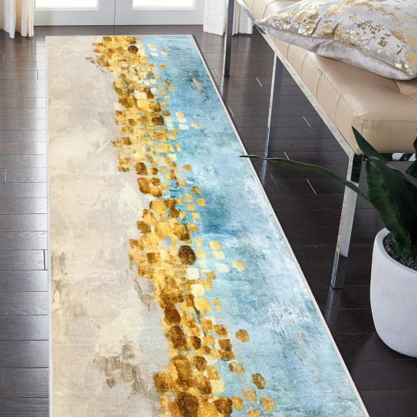 商品名:  Weidear Modern Area Rug Carpet Runner,Soft Hallway Runner Rug,Backed TPR Non-Slip Entryway Washable Mat,Custom Siz...