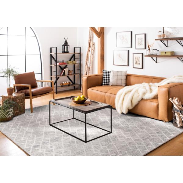 商品名:  SAFAVIEH Metro Collection Accent Rug - 2' x 3', Grey &amp; Ivory, Transitional Design, Ideal for High Traffic Area...