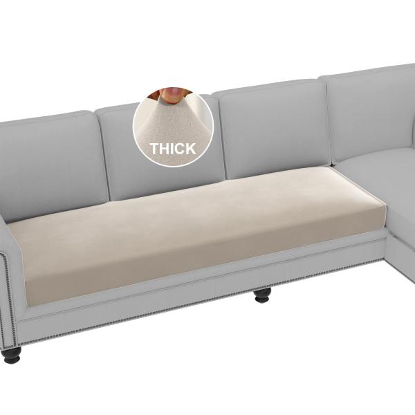 商品名:  H.VERSAILTEX Couch Cushion Covers Stretch Couch Covers for 3 Cushion Couch Sofa Thick and Soft Couch Covers Washab...