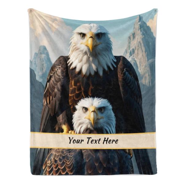 商品名:  Eagle Blankets, Personalized Throw Blanket for Couch Sofa Bed, Soft Warm Fuzzy Cozy, 30 x 40 Inchesブランド: CUSPILO商品...