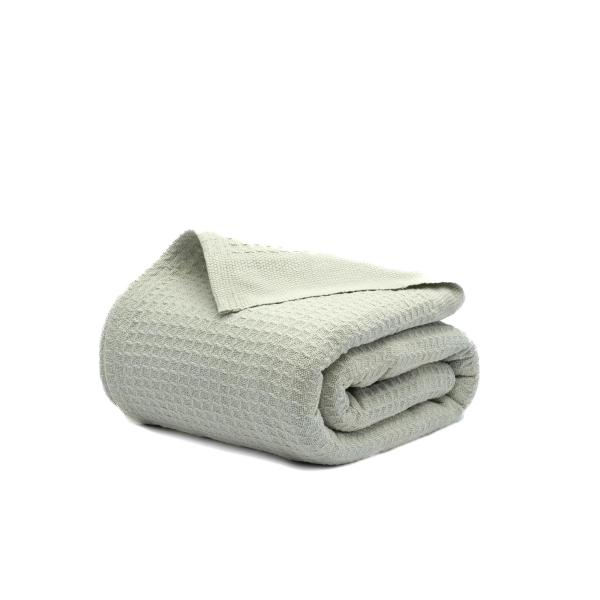 商品名:  Salt Earth 100% Cotton Waffle Blanket, King Size 106"x92" ? Lightweight All Season Throw Blanket for Couch, Bed &a...