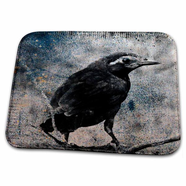 商品名:  3dRose Bathroom Bath Rug Mat - Young Grackle in Black and White Birdsブランド: 3dRose商品サイズ: 1'6" x 1'11" (Rectangular)...