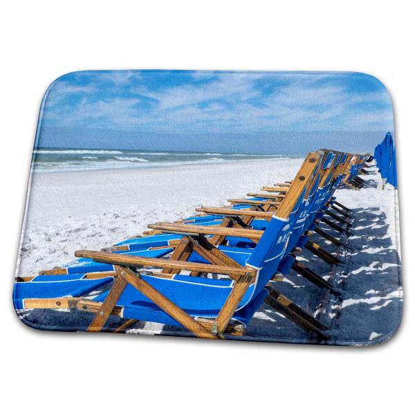 商品名:  3dRose Bathroom Bath Rug Mat - Lounge Chairs on Alys Beach, Seacrest, Florida, USA Beachesブランド: 3dRose商品サイズ: 1'6" ...