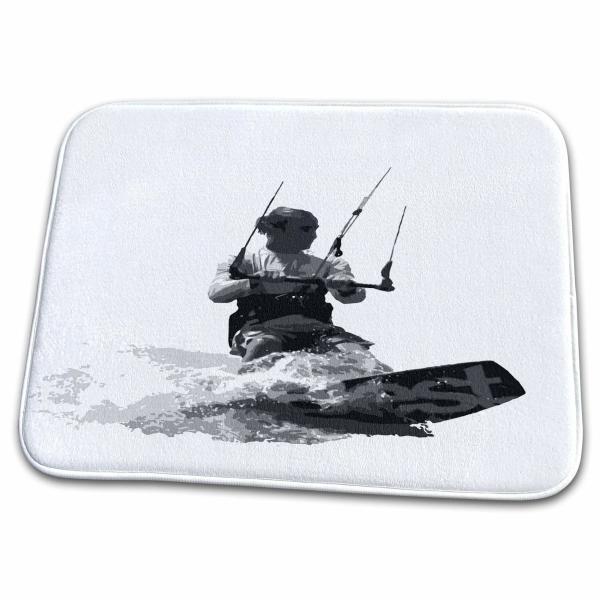 商品名:  3dRose Bathroom Bath Rug Mat - Catch A Wave Kitesurfing Vector Vector - Kitesurfing Wakeboardingブランド: 3dRose商品サイズ:...