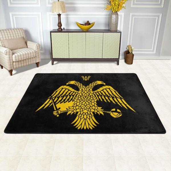 商品名:  NUSDB The Greek Orthodox Church Flag Area Rug Living Room Bedroom Kitchen Sofa Bedside Carpet Floor Mats 36""X24""...