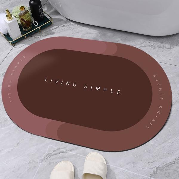 商品名:  Bath Mat Bathroom Rug Super Absorbent Non Slip Carpet Rubber Backing Quick Dry Stain Resistant Bath Mat Easy Care ...