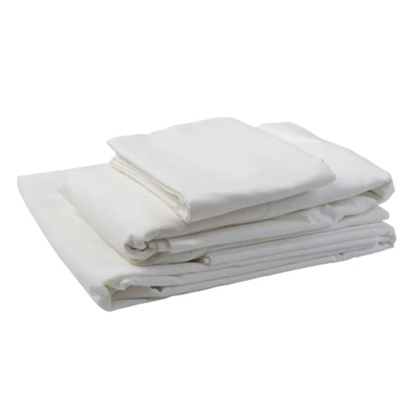 商品名:  Kemp USA Hospital Bed Sheet Set - Includes Flat Sheets, Fitted Sheet, and 2 Pillow Cases - 180 Thread Count 100% C...