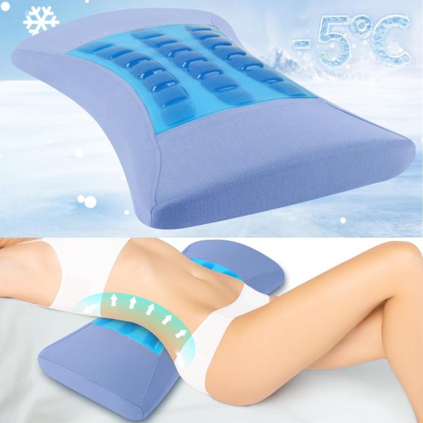 商品名:  vamorry Poufs Lumbar Support Pillow for Bed Relief Back Pain: Lower Back Pillow for Sleeping - Memory Foam Waist P...