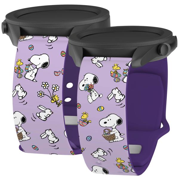商品名:  Affinity Bands Peanuts Easter HD Watch Band Compatible with Samsung, Garmin, Fossil, and More (20mm Long Bunny Hop...