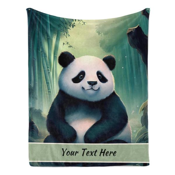 商品名:  CUSPILO Panda Throw Blanket, Soft Cozy Birthday Christmas Blanket for Couch Sofa Living Room Bedroom, 30"" x 40""ブ...