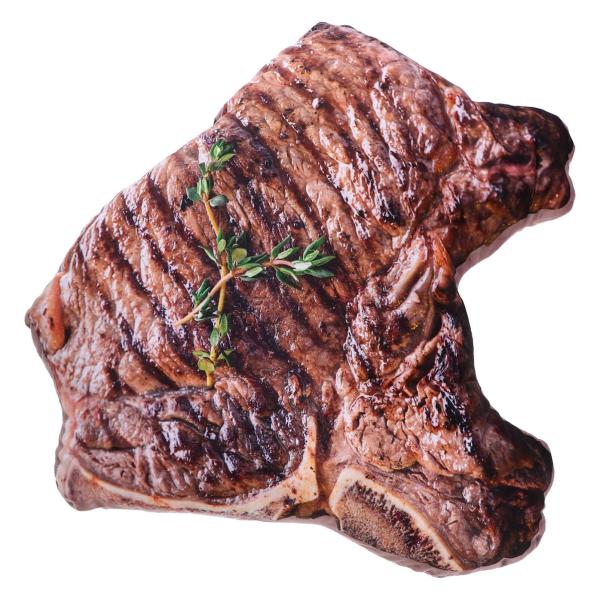 商品名: HOLIDYOYOシミュレーションステーキ枕 ソフトプラッシュステーキおもちゃ ホームソファ装飾用 面白いクッション 快適な抱き枕 ベッド/オフィス/車用 HOLIDYOYO Simulation Steak Pillow Sof...