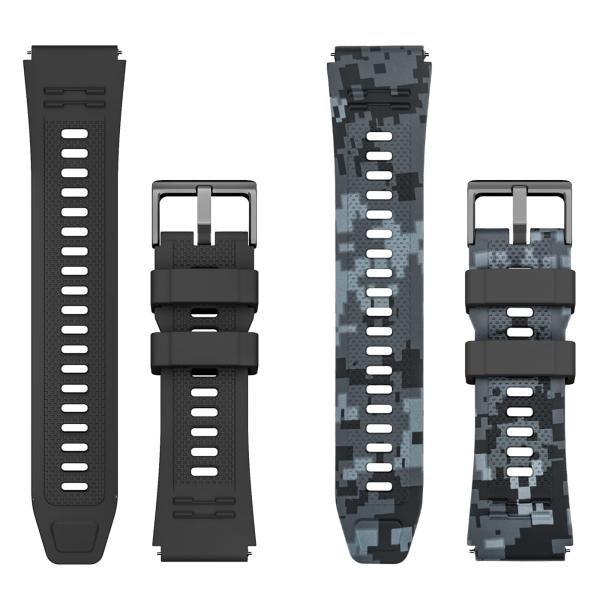 商品名: スマートウォッチバンド 22mm 2本パック AMAZTIM スマートウォッチバンド 交換用 M2/T2用 SUNKTA K-52対応 TPUスポーツストラップバンド 調節可能なリストバンド メンズ カモフラージュ ブラックスマー...