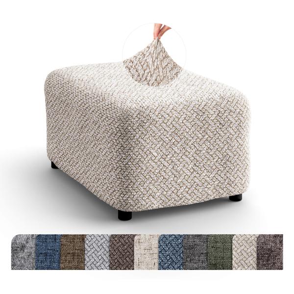 商品名:  PAULATO BY GA.I.CO. Ottoman Slipcover - Stretch Stool Sofa - Pouf Protector for Pets and Kids - Soft Ottoman Cover...