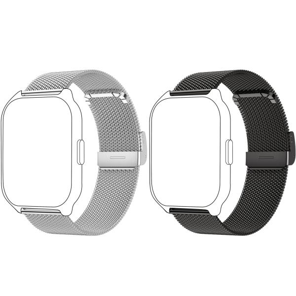 商品名: ZOSKVEE 2ピース 22mmストラップ P95ステンレススチール腕時計ストラップ交換用ストラップ 防汗交換用リストバンド ZOSKVEE 2PCS Replacement Bands, 22mm Straps for P95...