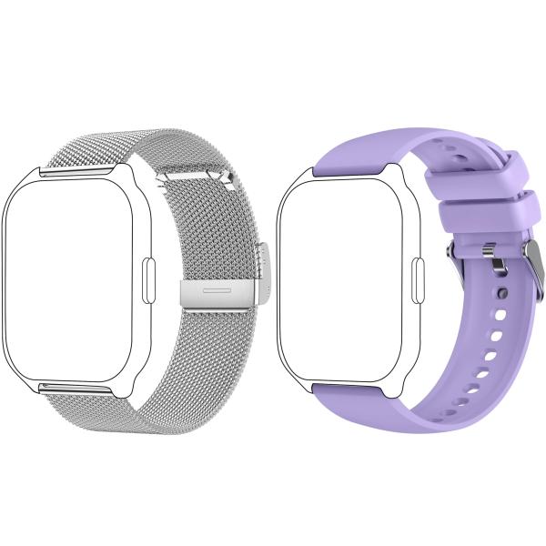 商品名: ZOSKVEE 交換用バンド 2個 22mm ストラップ P95 P66スマートウォッチ用 調節可能なリストバンド P95スマートウォッチ用 ZOSKVEE 2PCS Replacement Bands, 22mm Straps ...