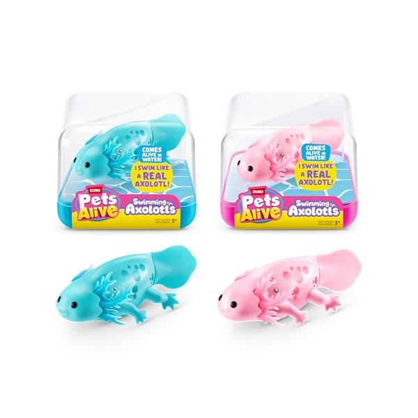 商品名: ZURU ペット アライブ ロボ Axolotl 水泳 電子 ペット おもちゃ (2パック) Pets Alive Robo Axolotl Swimming, Electronic Pet Toy (2 Pack) by ZUR...