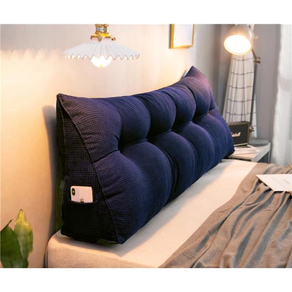 商品名: Wedge Pillows Headboard Reading Pillow Backrest Pillows for Sitting Up in Bed Rest Large Triangle Bolster Cushion D...